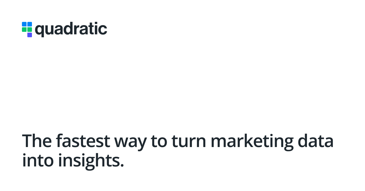 Quadratic for Marketing Teams